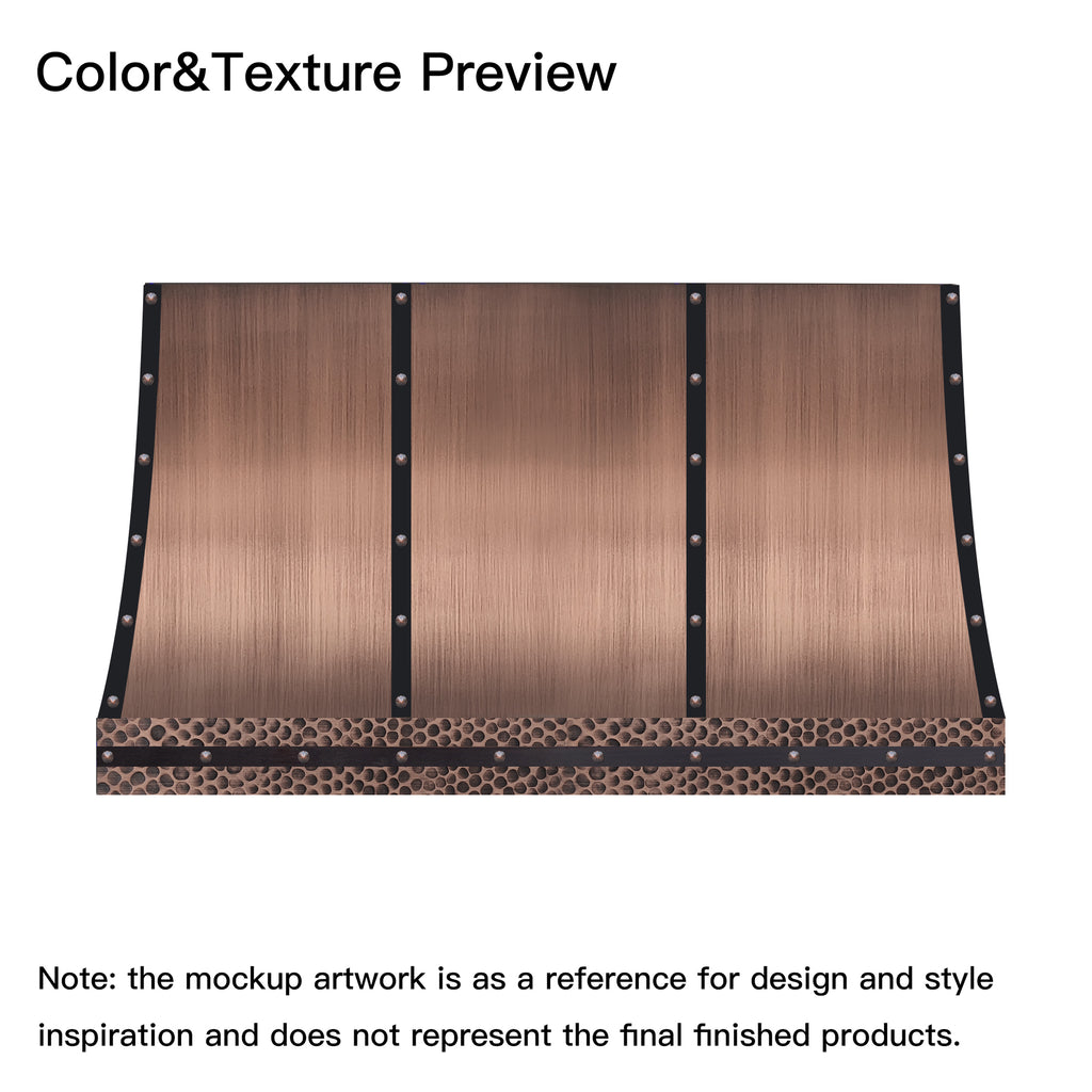 Custom - SINDA H8TR Copper Range Hood for Jennifer