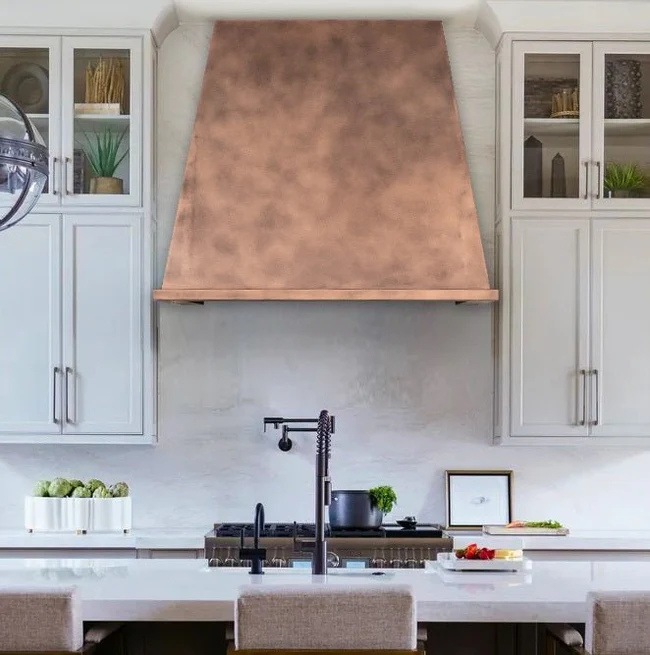 Custom - SINDA H31V-R Copper Range Hood for Steve -Balance