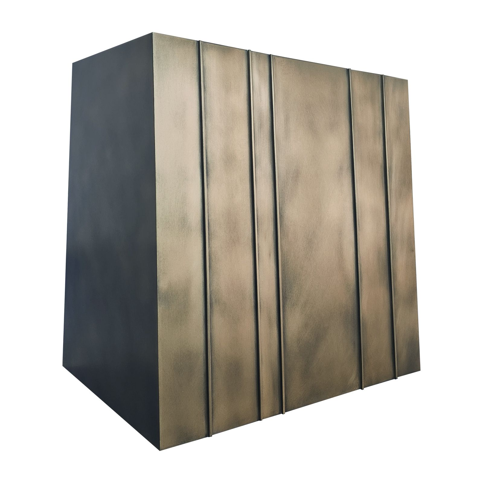 Custom Aged Brass Custom Kitchen Hood - SINDA