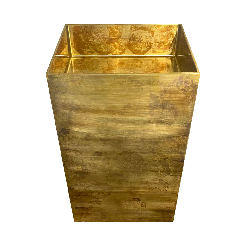 SINDA Handmade Brass Copper Pedestal Sink BCP-1