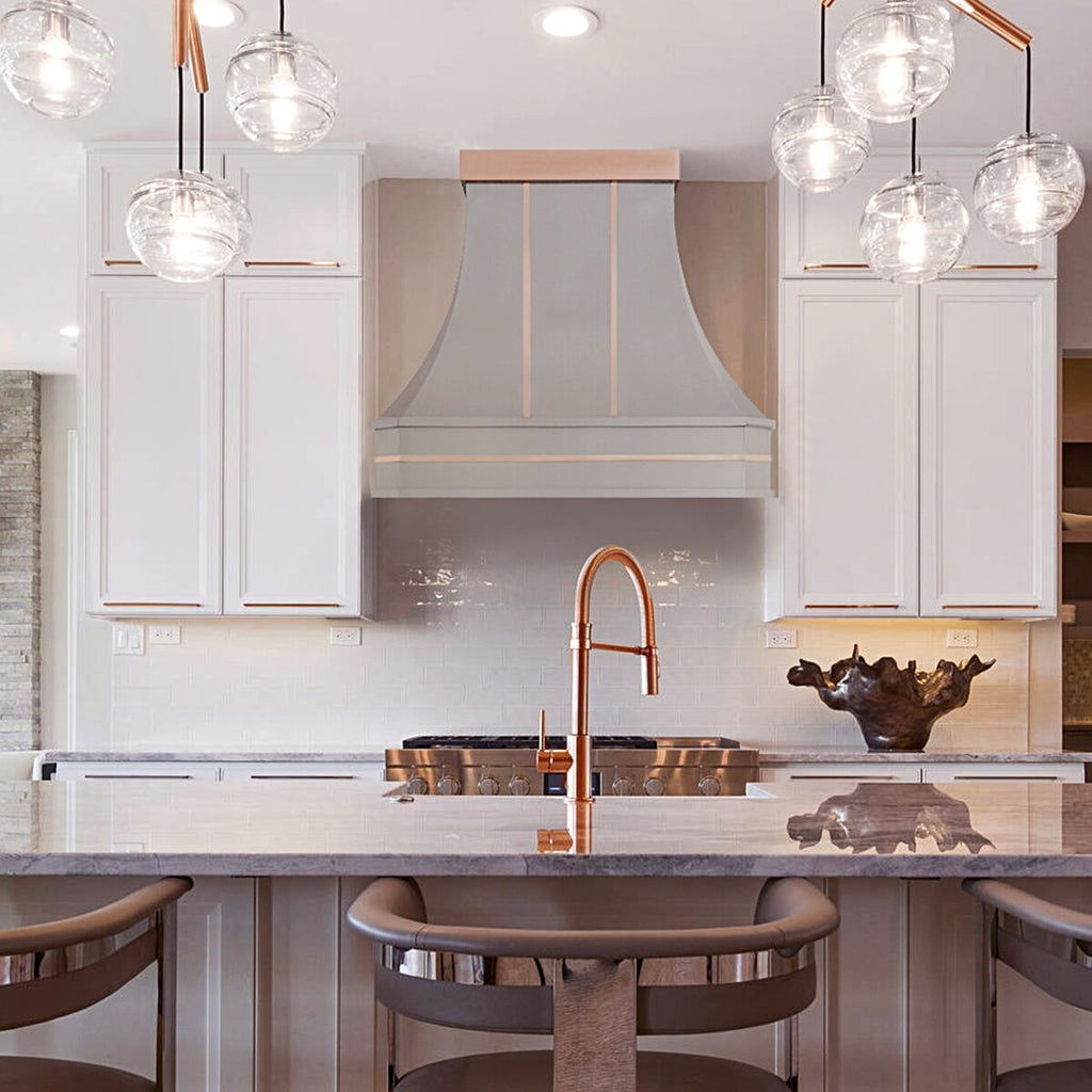 SINDA Curved Stainless Steel Kitchen Range Hood SRH3-C-2TR-R| Custom ...