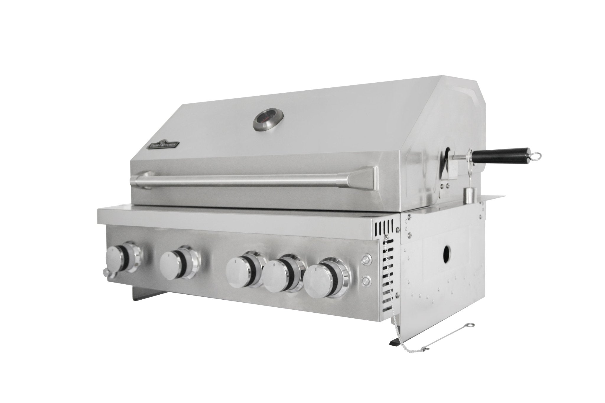 SINDA 32 Inch Stainless Steel BBQ Grill with Rotisserie Burner - SINDA