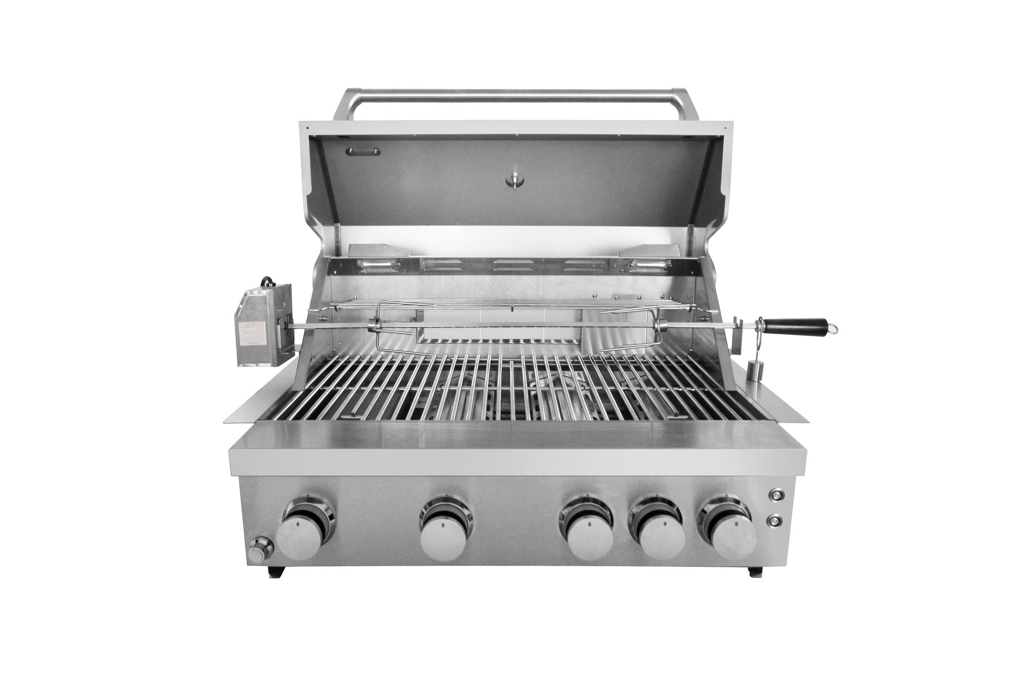 SINDA 32 Inch Stainless Steel BBQ Grill with Rotisserie Burner - SINDA