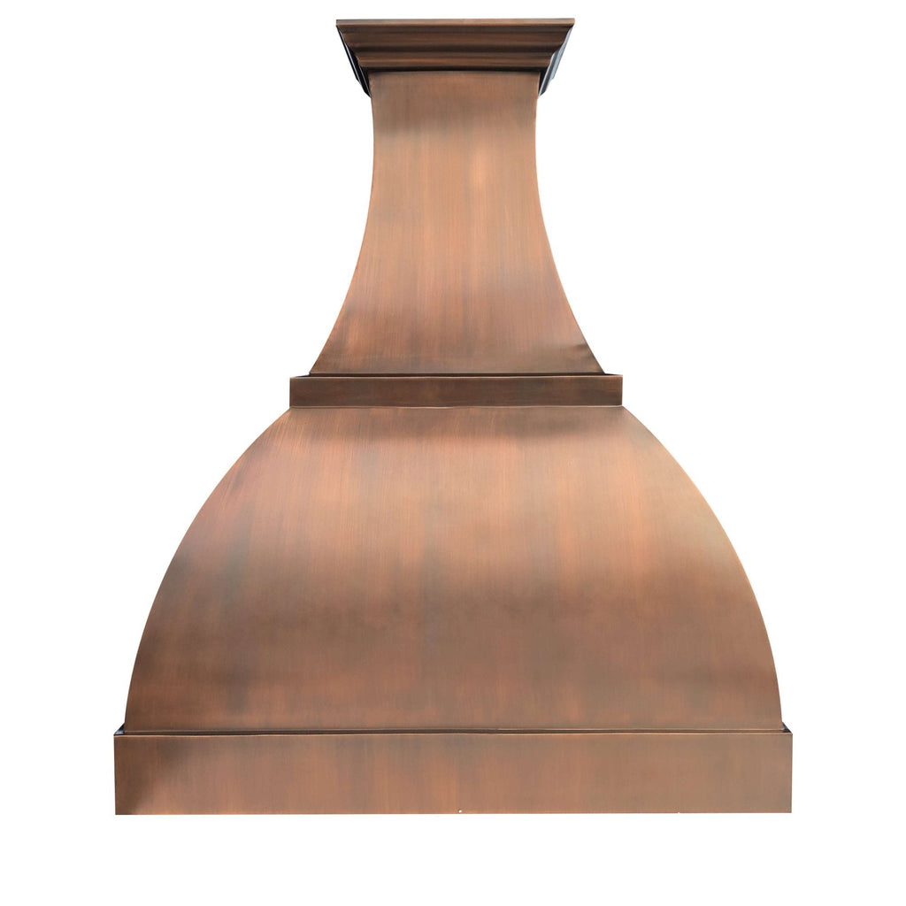 Custom-SINDA Arch Bell Copper Stove Hood - H1 for Morgan